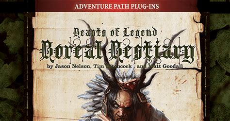 Beasts Of Legend Boreal Bestiary PF RPG Item RPGGeek