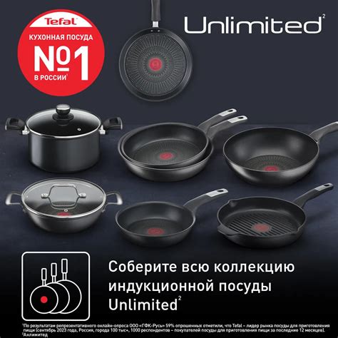 Сковорода Tefal Unlimited 26 см G2550572, цена 6799.00 руб. в интернет ...