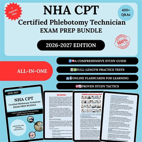 Nha Cpt Bundle 2026 Nha Cpt Phlebotomy Study Guide Phlebotomy