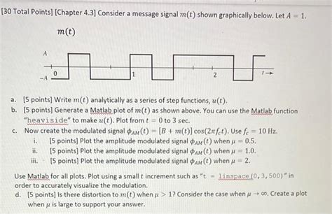 Solved Total Points Chapter Consider A Message Chegg