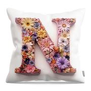 Floral Letter N Of The Alphabet 5 Digital Art By Solenia Lazzaro