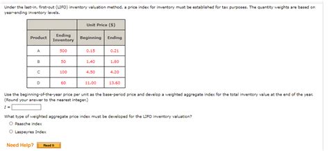 Solved Under The Last In ﻿first Out Lifo ﻿inventory
