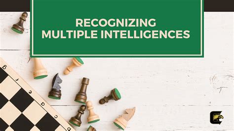 Recognizing Multiple Intelligences