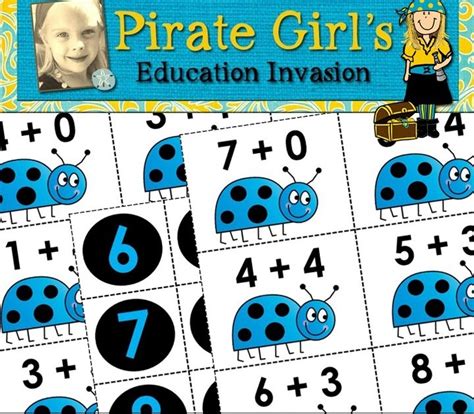 Pirate Girl Freebie Friday Ladybug Math Facts