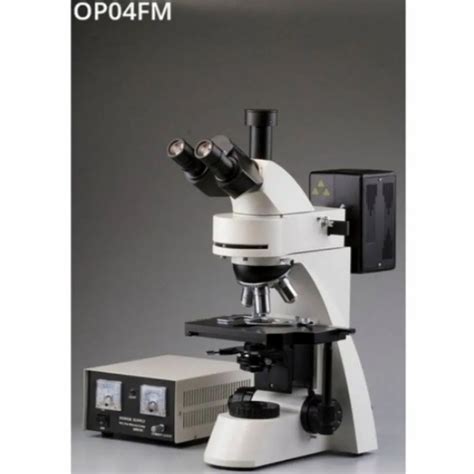 4x 10x 40x 100x Optex India Op04fm Fluorescence Research Microscope At