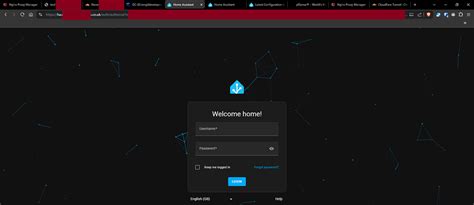 nginx proxy manager cloudflare help configuration home assistant