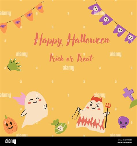 Devil Ghosts Stock Vector Images Alamy