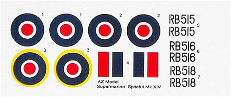 Supermarine Spitful F Mk Xiv Azmodel 1 72