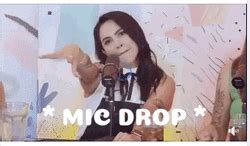Animated Mic Drop Meme  500×500 Mic Drop Meme