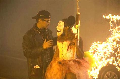 Brittany Mirabilé As Evil Candy Mask Babe Actress Talking With Director