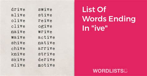 List Of Words With The Suffix Uous