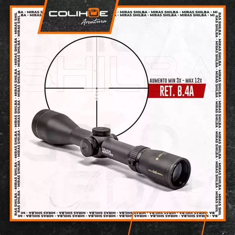 Mira Telescopica Shilba Gold Medal 3 12x56 Reticulo B 4a Colihue