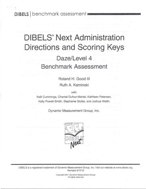 Assessing The Students Concept Of Print