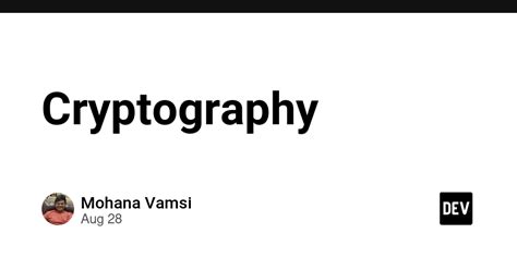 Cryptography Dev Community