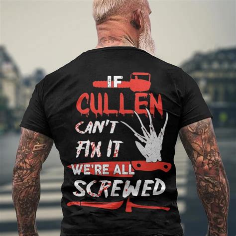Cullen Name Halloween Horror If Cullen Cant Fix It Were All Screwed Men