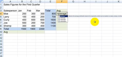 AVERAGE Function In Excel Easy Way