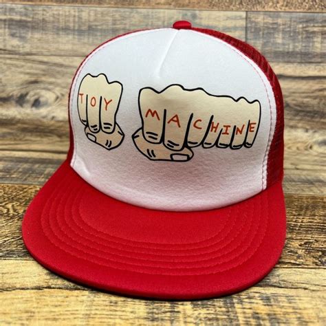Unbranded Accessories Retro Toy Machine Mens Trucker Hat Red