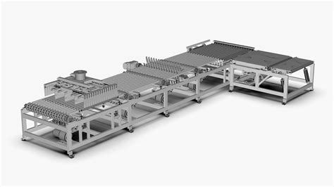 3d automatic coding billet turning and marshalling machine model
