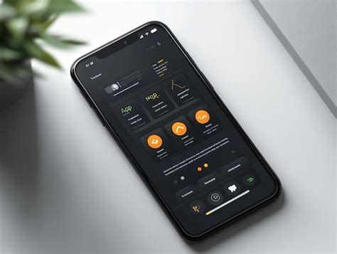 Mobile App Interface With Plant Premium Ai Generated Image
