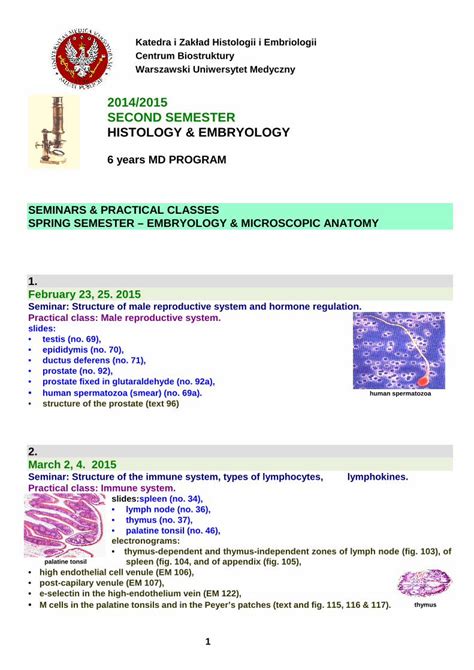 Pdf 2014 2015 Second Semester Histology And … Pl Sites Pl