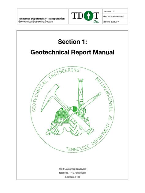 Geotechnical Manual Pdf Geotechnical Engineering Foundation