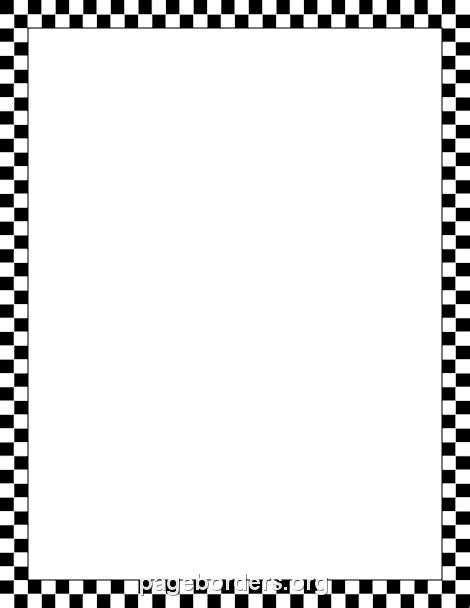 Free Checkered Borders Clip Art Page Borders And Vector Graphics