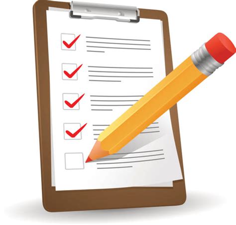 Clipboard Checklist Illustrations Royalty Free Vector Graphics And Clip Art Istock