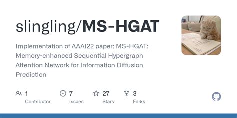 Github Slinglingms Hgat Implementation Of Aaai22 Paper Ms Hgat Memory Enhanced Sequential