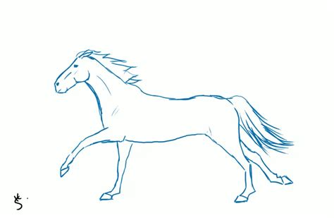 Как Нарисовать Бегущую Лошадь 54 Фото