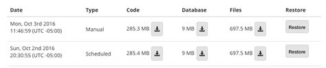 Restore A Backup Backups Pantheon Docs
