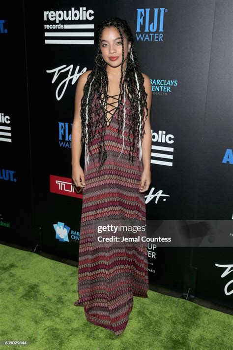 Singer Kiana Brown At A Celebration Of Music With Republic Records