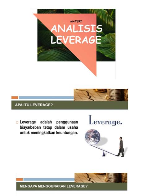 Leverage Pdf