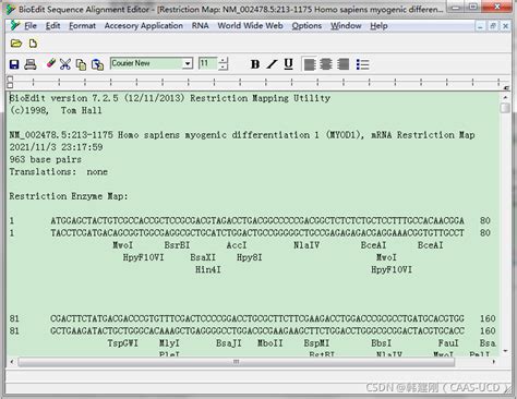 Bioedit 使用 Csdn博客