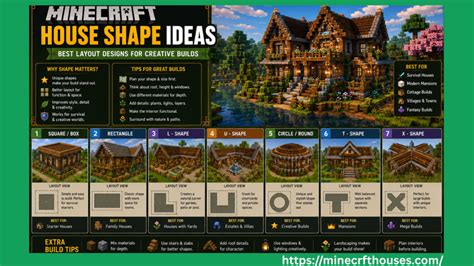 Minecraft House Shape Ideas Best Layout Designs For Creative Builds