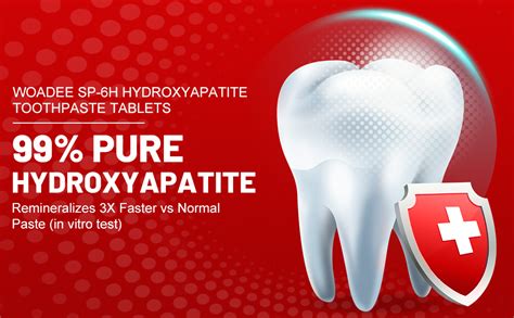 Woadee 75 Nano Hydroxyapatite Toothpaste Tablets 100