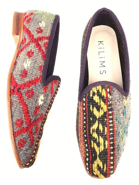 Womens Kilim Slippers Size 38 Us Size 8 Kilims By The Makers