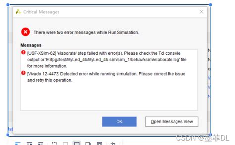Vivado仿真时候报错common 17 39 Csdn博客