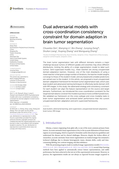 Pdf Dual Adversarial Models With Cross Coordination Consistency