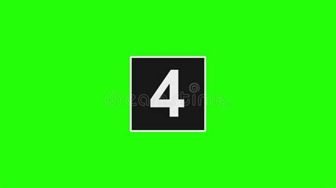 10 Seconds Countdown Timer Animation Stock Footage Video Of Font