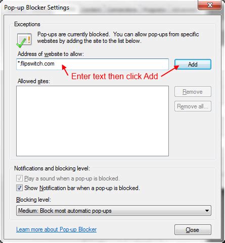 Disable Popup Blockers Primavera Online Babe