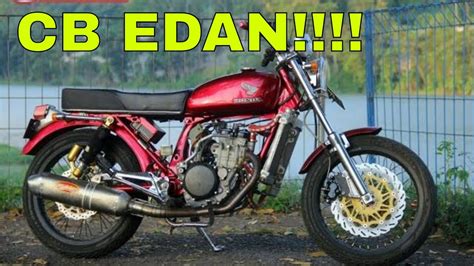 Honda Cb Modif Honda Cb Modif Sticker Custom Motif Carbon Youtube Bukan Tanpa Alasan Rider