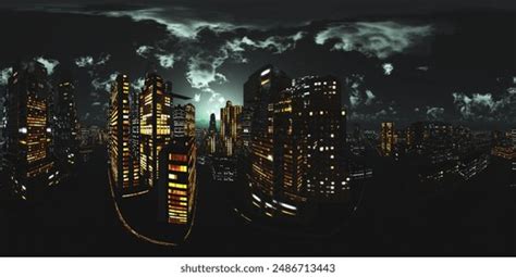 City Night Sky Hdri