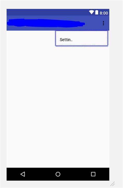Android Menu Item Text Being Clipped In Unmodified Basic Activity