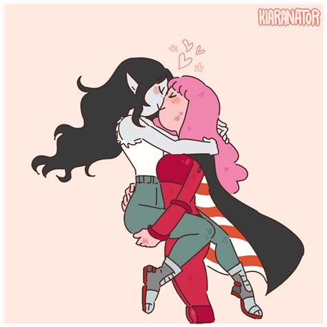 Adventure Time Princess Bubblegum And Marceline Kiss At Ina Peterson Blog