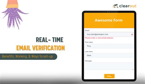 what is real time email verification and how does it work