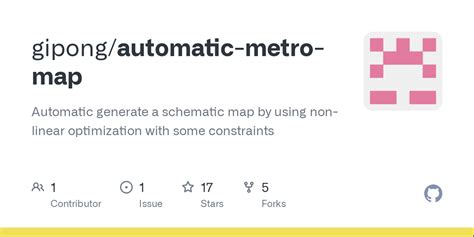 GitHub Gipong Automatic Metro Map Automatic Generate A Schematic Map By Using Non Linear