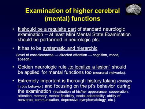 Cerebral Function Assessment