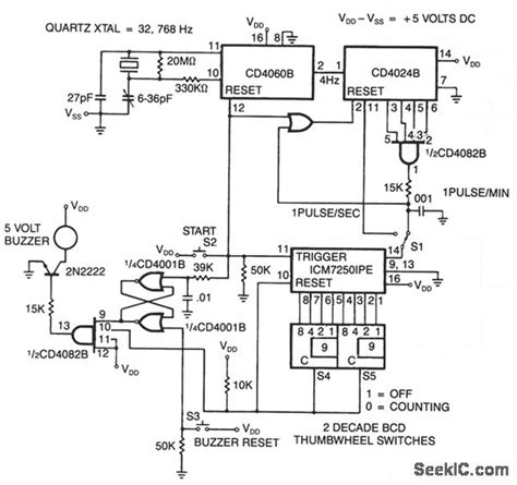 Cmos Precision Programmable Laboratory Timer Measuring And Test
