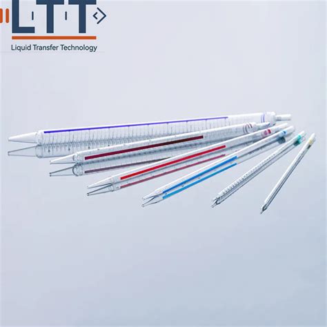 Double Scale Design Serological Pipette For Liquid Transfer With
