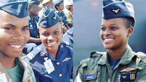 Mandisa Mfeka Meet South Africas First Black Female Fighter Pilot Whownsafrica